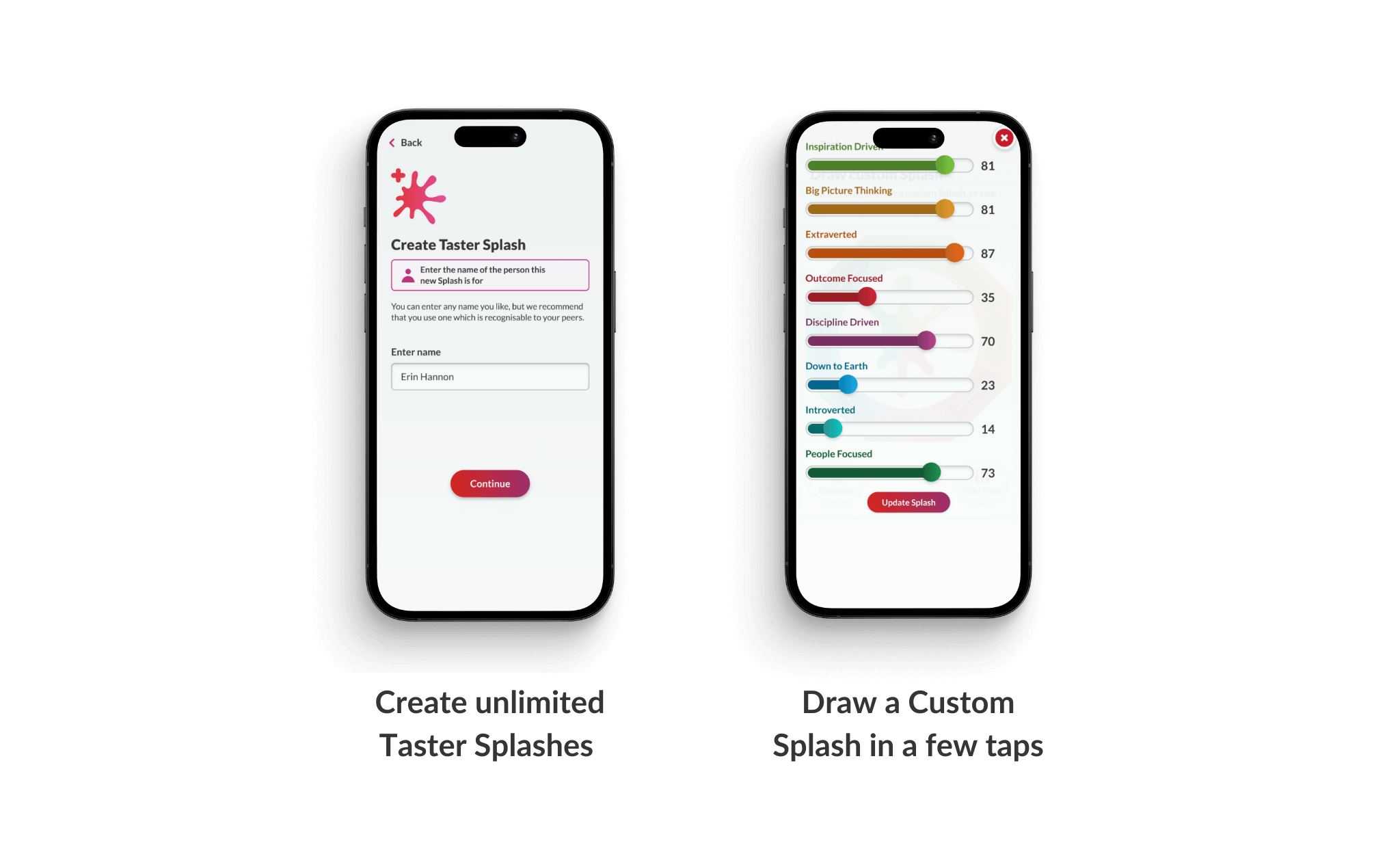 The Lumina Splash app reimagined for coaching and team development